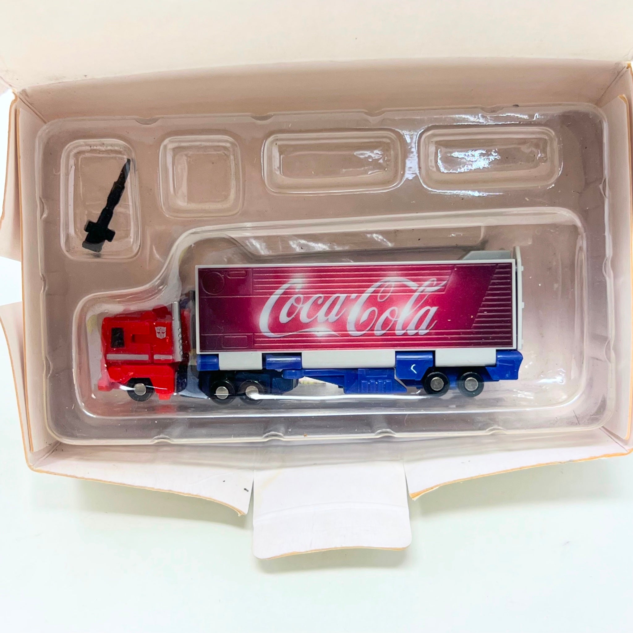 Takara World Smallest Transformers Optimus Prime Coca-Cola Hauler Acti ...